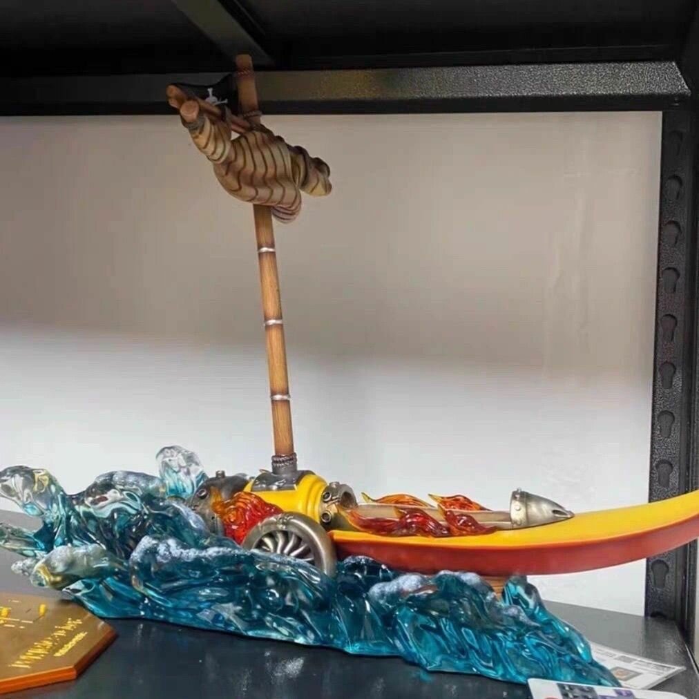 One Piece - Огненный корабль BT с RGB-подсветкой, лимитированная коллекционная статуэтка 37см