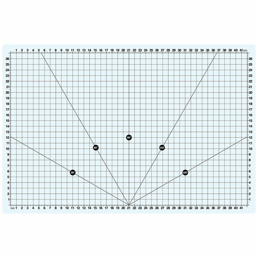 Мат для раскройного ножа прозрачный, формат A3 44,8 x 0,3 x 29,8 см 3 мм HEMLINE N4390. A3