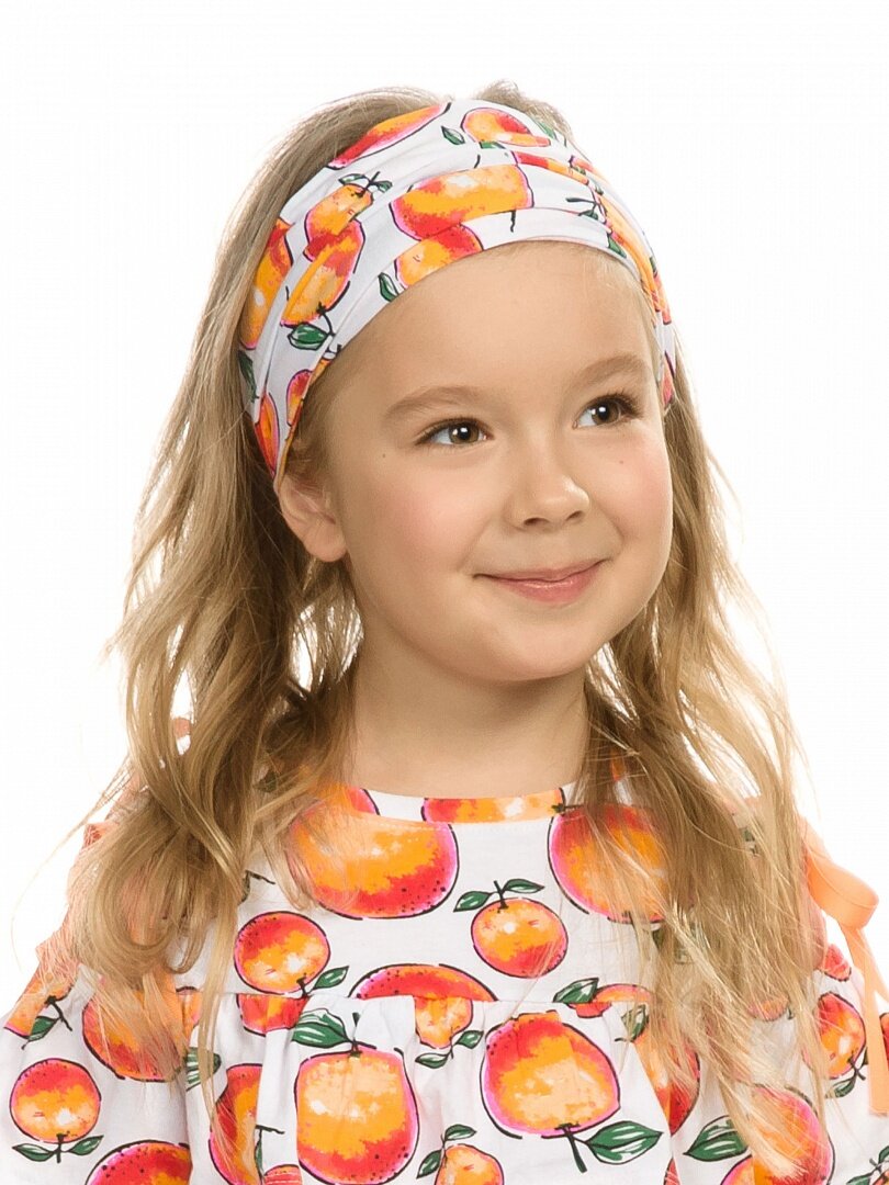 GFQF3183 повязка на голову для девочек (48-51, Оранжевый(31))