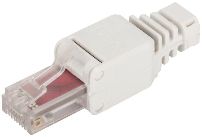 Коннектор RJ-45 Lanmaster (LAN-TMP-U6A-WH)
