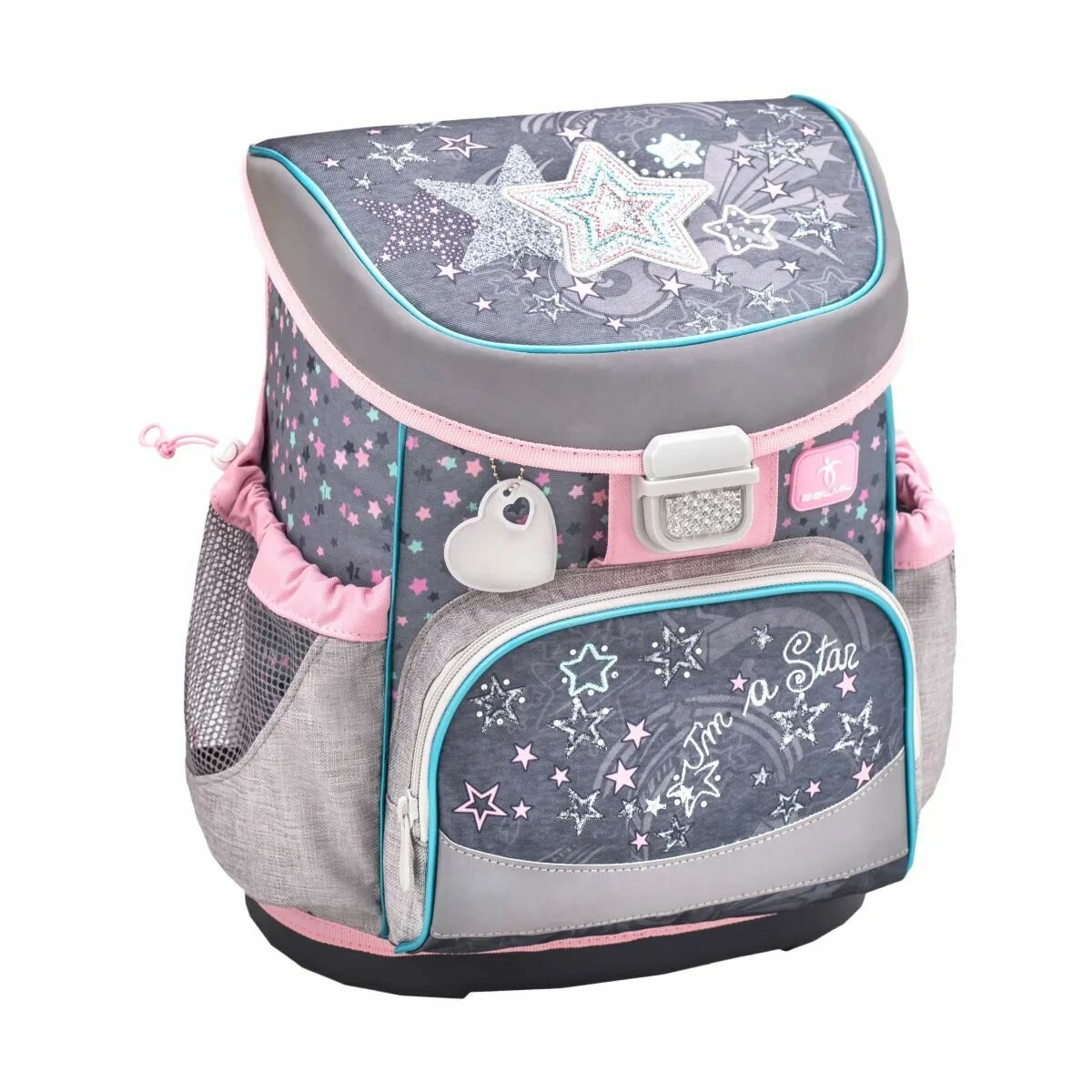 Ранец Belmil Mini-Fit 405-33-P07, для девочек, 1 отделение, светоотражатели