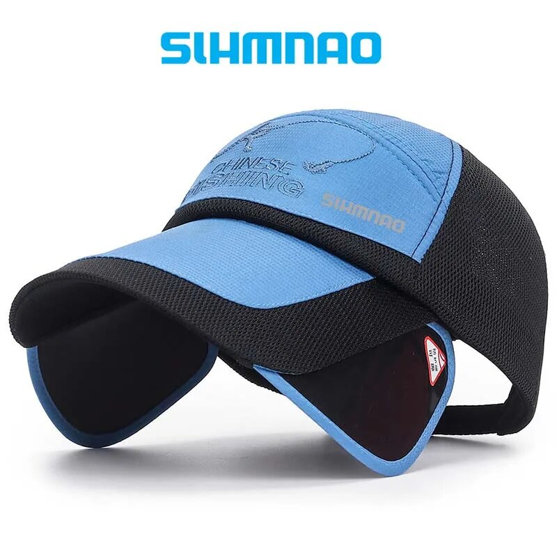 Бейсболка SLHMNAO BF180 синяя солнцезащитная