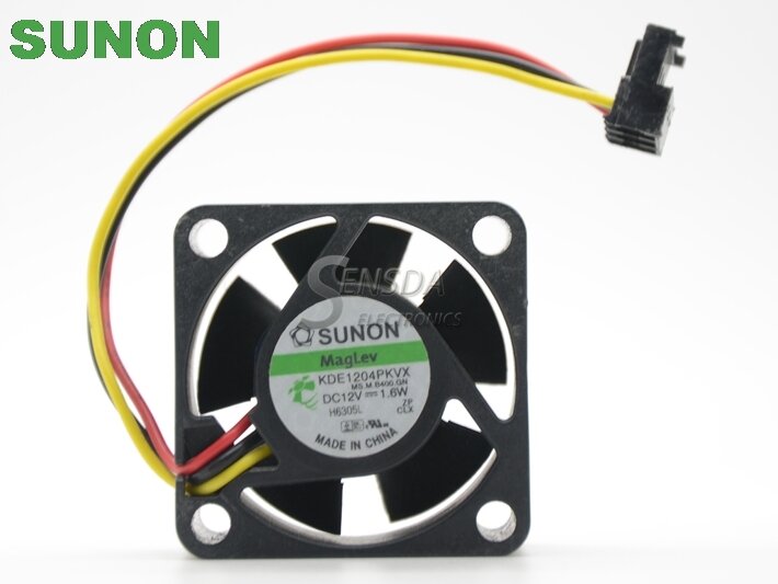Sunon KDE1204PKVX 4020 12V 1.6W For 2950 switch server inverter Вентилятор охлаждения