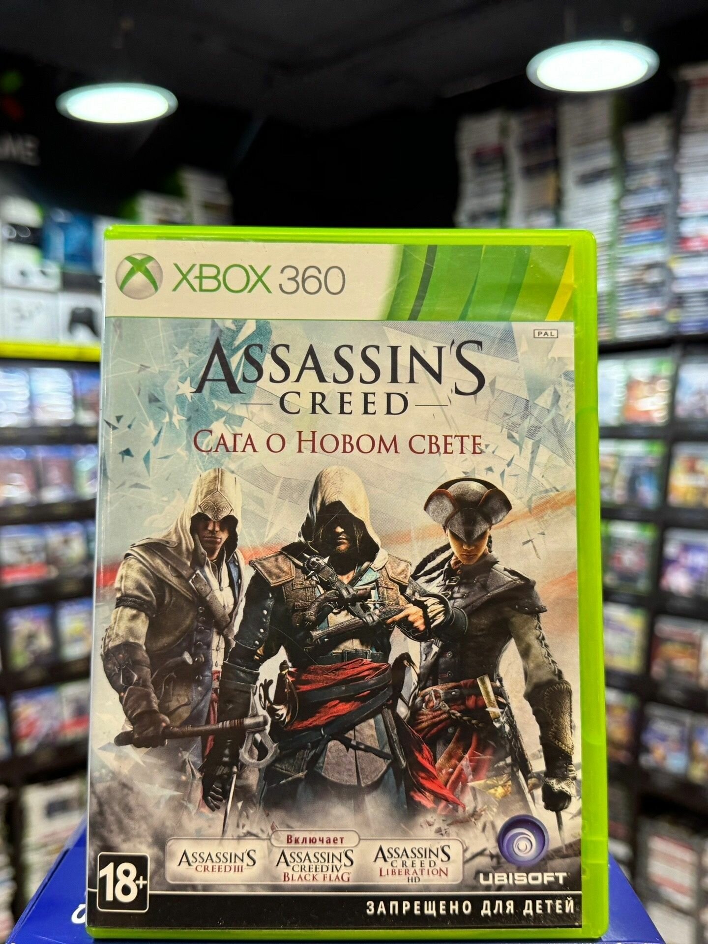 Игра Assassin's Creed: Сага о новом свете (Xbox 360) (Box)