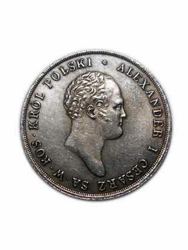 10 злотых 1820 года Александр 1 для Польши в серебре сувенирная копия монеты, нумизматика, деньги для коллекции
