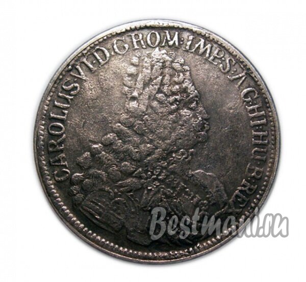 Серебряный Австрийский талер 1721 года короля Карла VI сувенирная копия монеты, нумизматика, деньги для коллекции