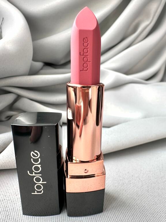 Topface Помада матовая для губ Instyle Matte Lipstick PT155, тон 007 nude rosy