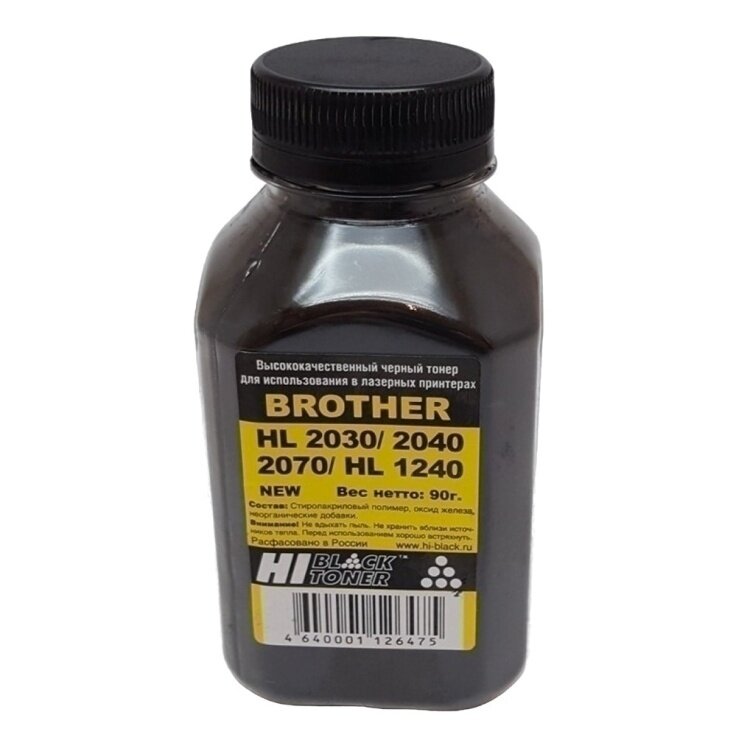 Тонер Brother HL-2030/2040/2070/1240 (Hi-Black) 90 г, банка
