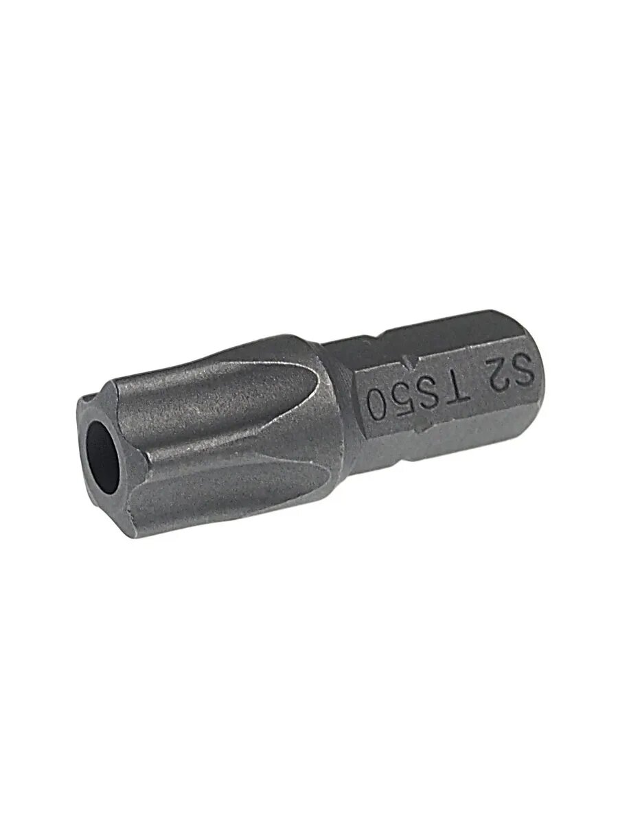 Бита 1/4"DR 5-гранная TORX с отверствием TS50Hх25мм