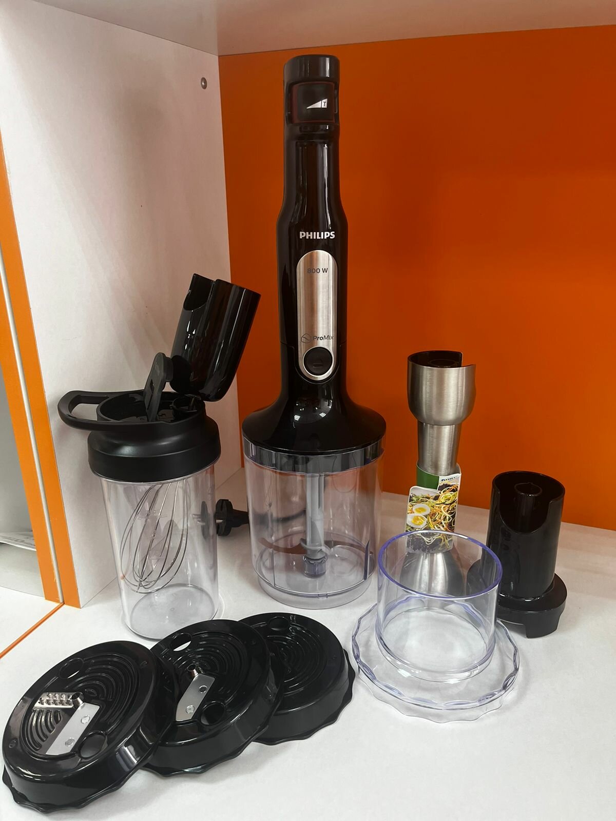 Погружной блендер Philips HR2657/90 Viva Collection, нержавеющая сталь/черный