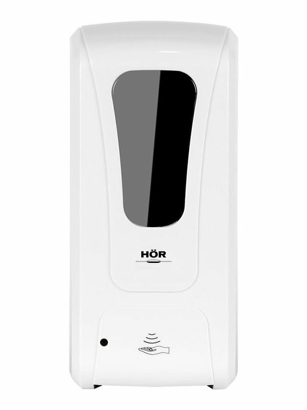 Автоматический дозатор (Диспенсер) Hor, для дезинфицирующих средств, сенсорный, настенный, белый