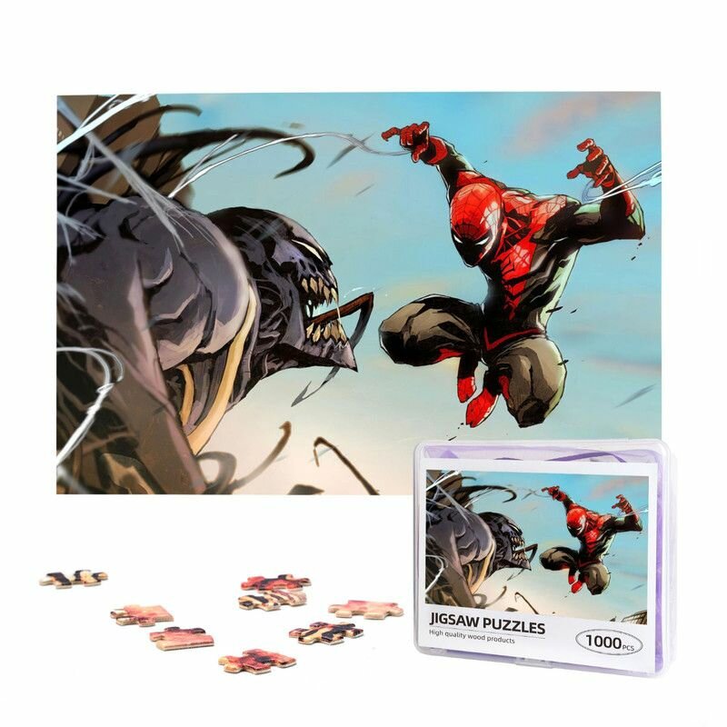 Spider-Man Деревянный пазл Марвел Деревянные пазлы Человек-паук Marvel