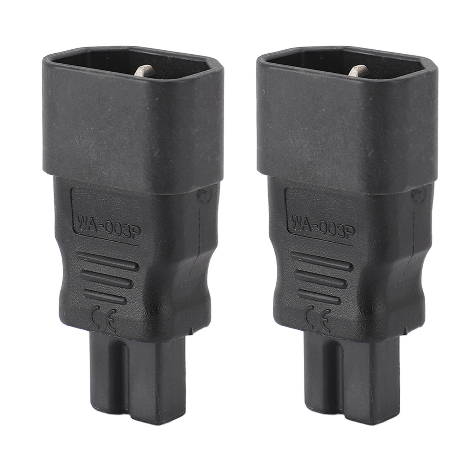 2 шт. Адаптер питания IEC320 C14–IEC320 C7 IEC320 C14–C7 PDU Удлинительный адаптер питания для ИБП 2,5‑10 А, 125‑250 В