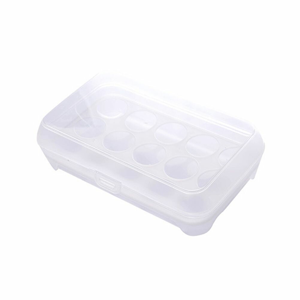 Контейнер для хранения яиц на 15 ячеек, портативный органайзер для яиц, контейнер для холодильника, штабелируемый для сохранения свежих яиц