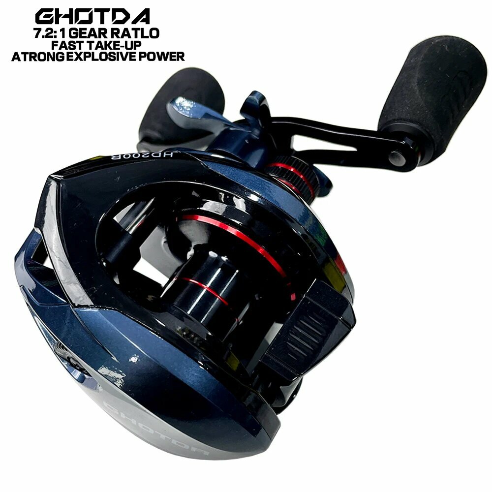 GHOTDA HD Мультипликаторная катушка для рыбалки