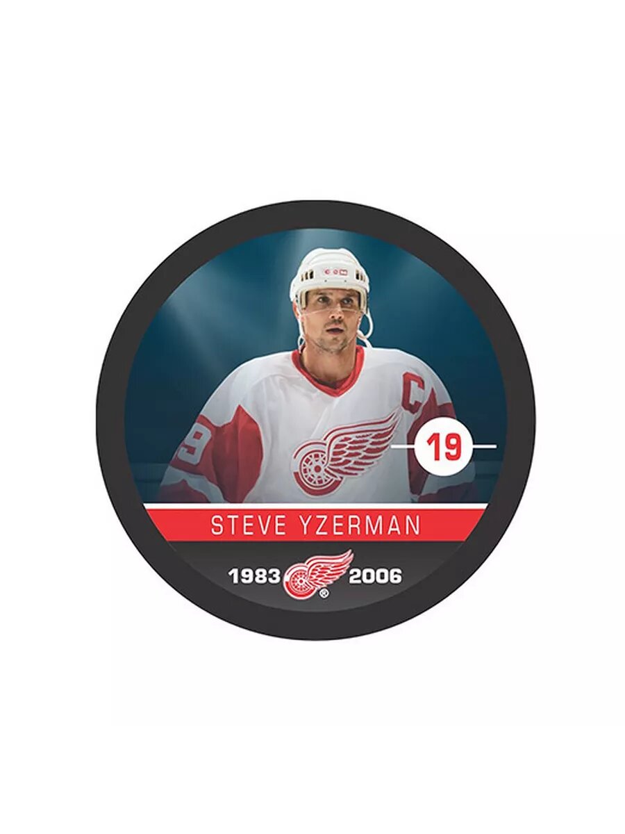 Шайба Игрок НХЛ YZERMAN Детройт №19 1-ст.