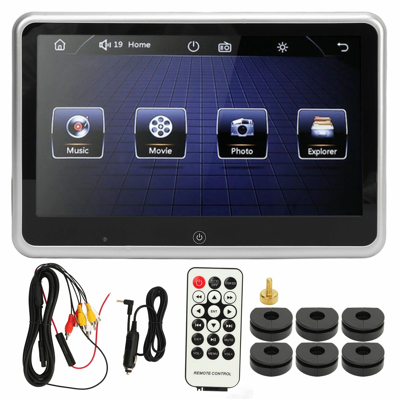 10.1" монитор подголовника 1080P с DVD плеером