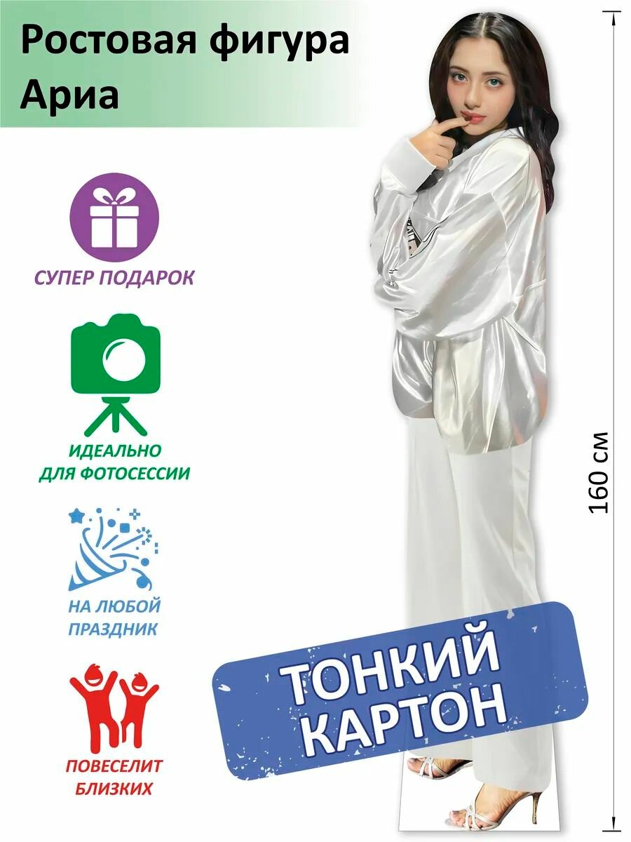 Ариа (X: IN) Ростовая фигура, Тонкий картон, (Print100.ru), 160см