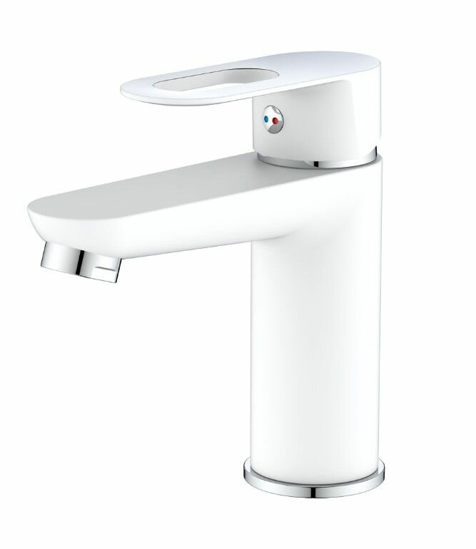 Смеситель для раковины H10018-F белый