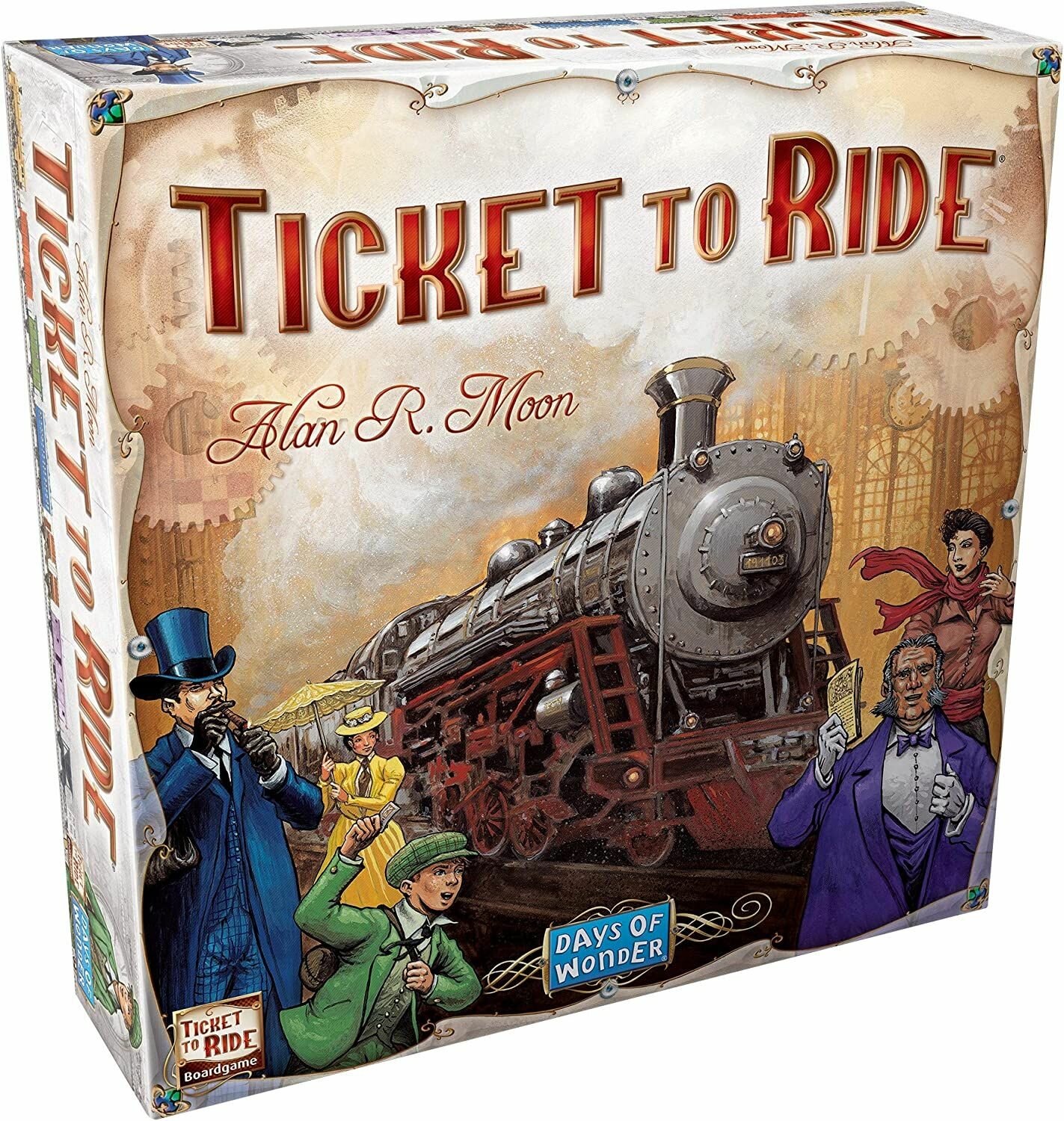 Настольная игра "Ticket to Ride", для 2-4 игроков, в яркой коробке