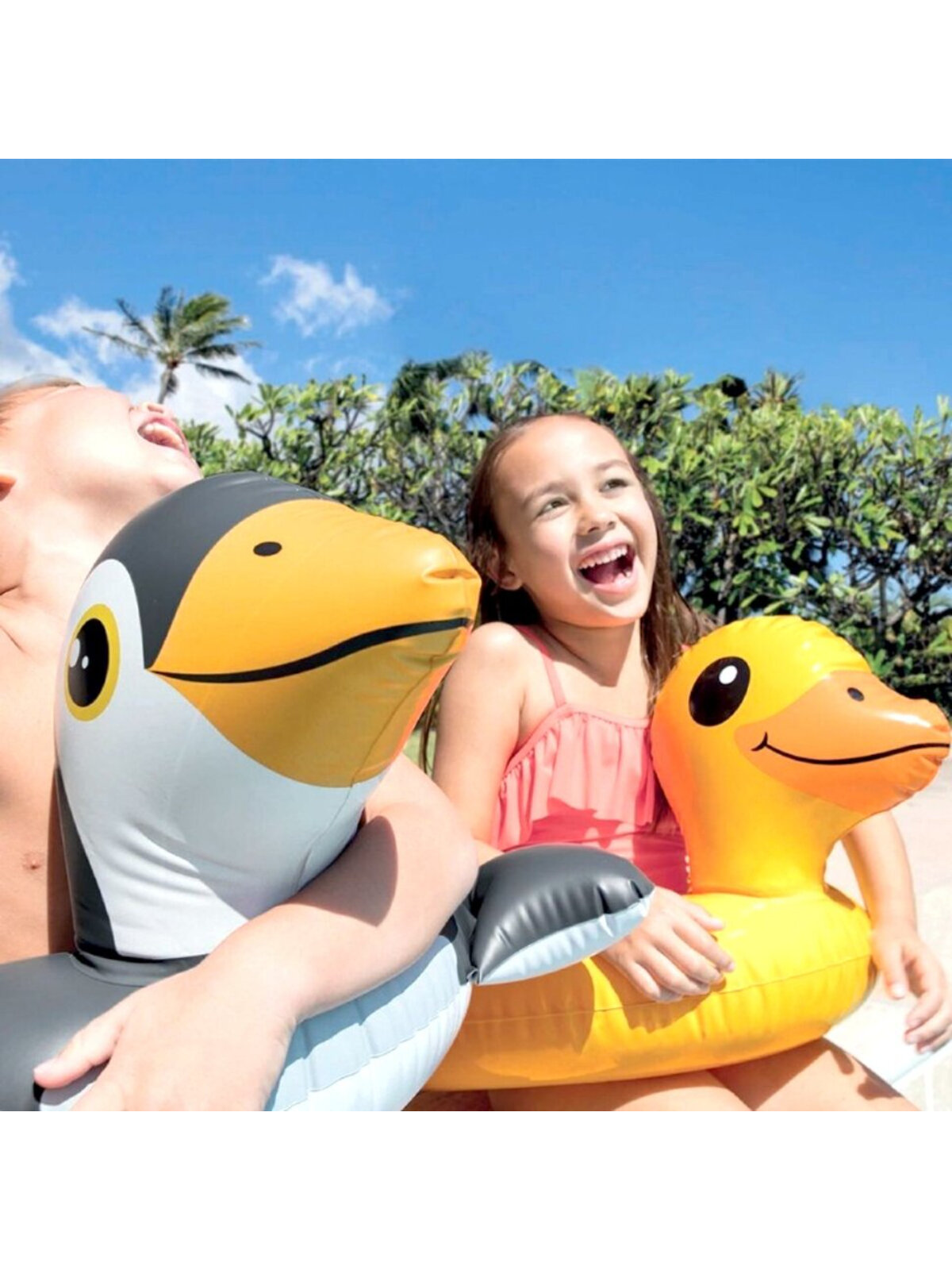 Надувной круг INTEX "Птички" , разъемный, для детей от 3 до 6 лет