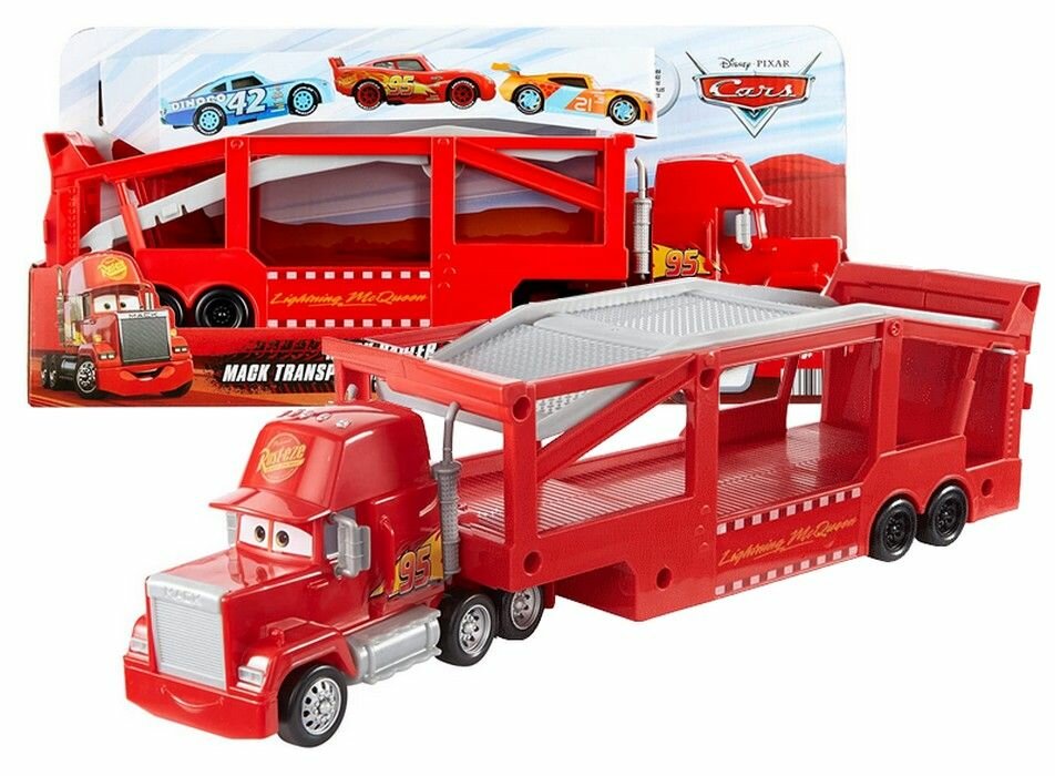 Игрушечный транспорт Mattel Disney Pixar Cars - Машинки из мультфильма Тачки - Транспортер Манек Little Man - Тачки HDN03