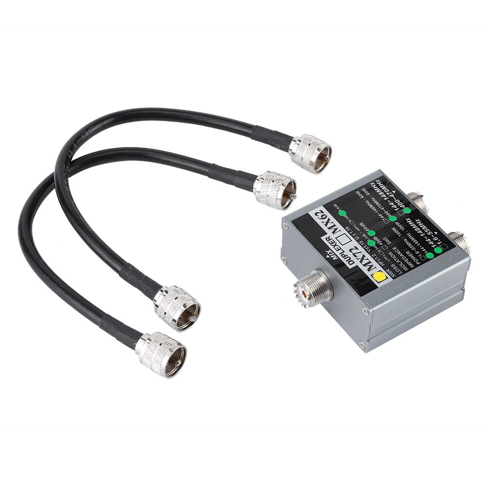 MX72 VHfUHF Дуплексер 144-148 МГц 400-470 МГц Комбинатор внутренней антенны разной частоты