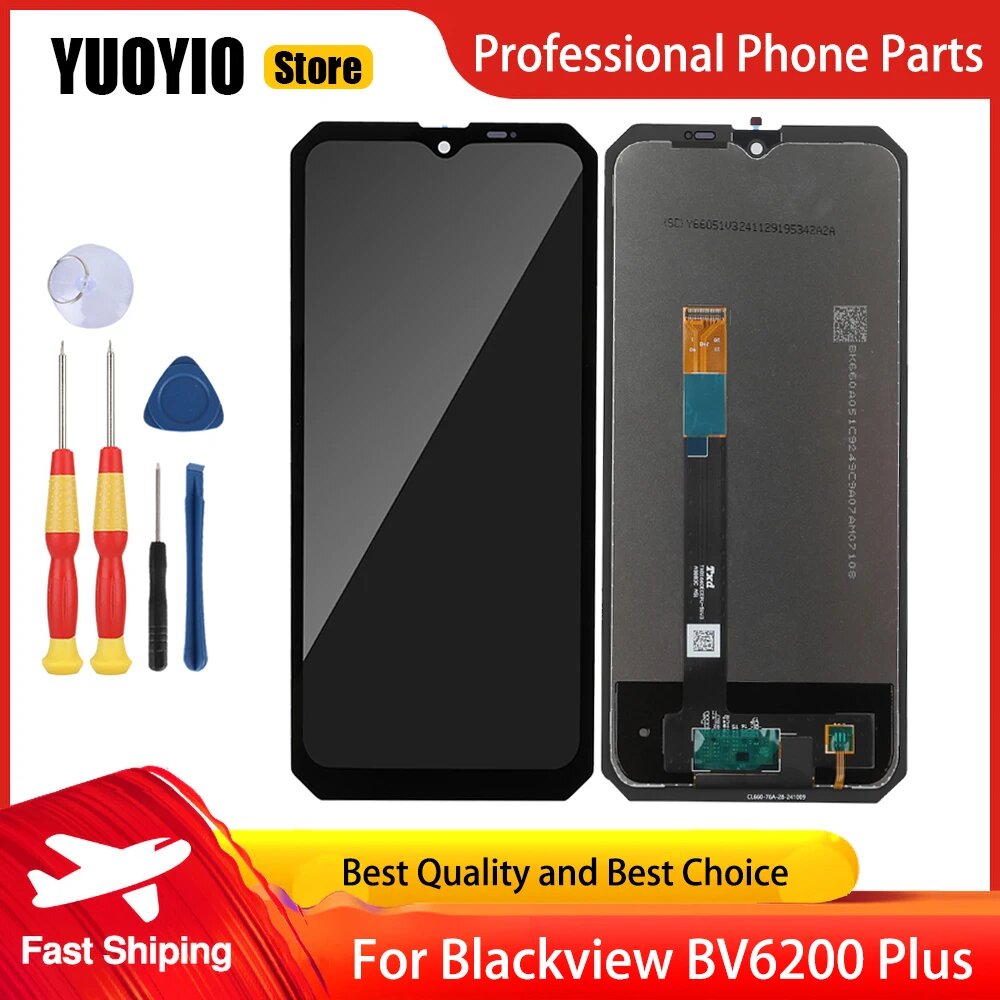 Сенсорный экран для Blackview BV6200 BV6200 Plus BV4800 SE BV4800 Pro, ЖК-дисплей, дигитайзер в сборе, замена, бесплатные инструменты BV6200 Plus