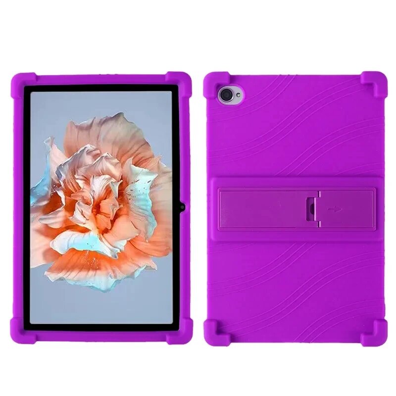 Мягкий силиконовый чехол с 4 утолщенными углами и подставкой для Blackview Tab 15 Pro, чехол 10,5 дюйма, противоударный защитный чехол для планшетного ПК