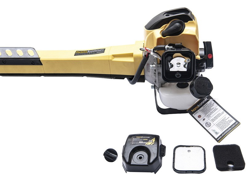 Триммер бензиновый Hanskonner HBT126D 26 см3, 0.85кВт/1.16 лс