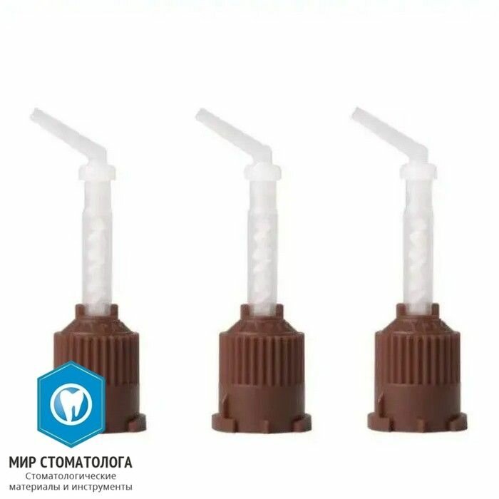 Насадки смесительные + канюли эндодонтические изогнутые