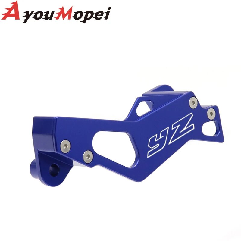 Защита заднего тормоза мото Yamaha YZ125/250/450, синий