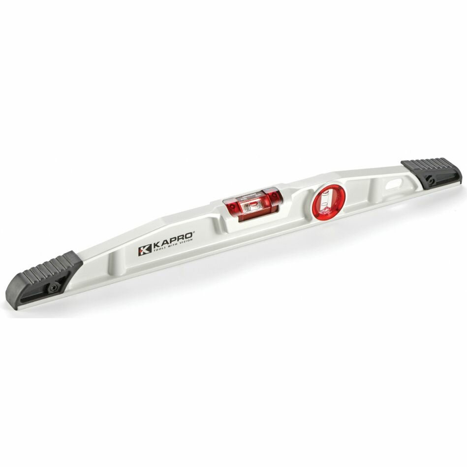 Уровень строительный ударный Kapro 930 60 см, 2 глазка, литой алюминиевый, 2 ударные площадки