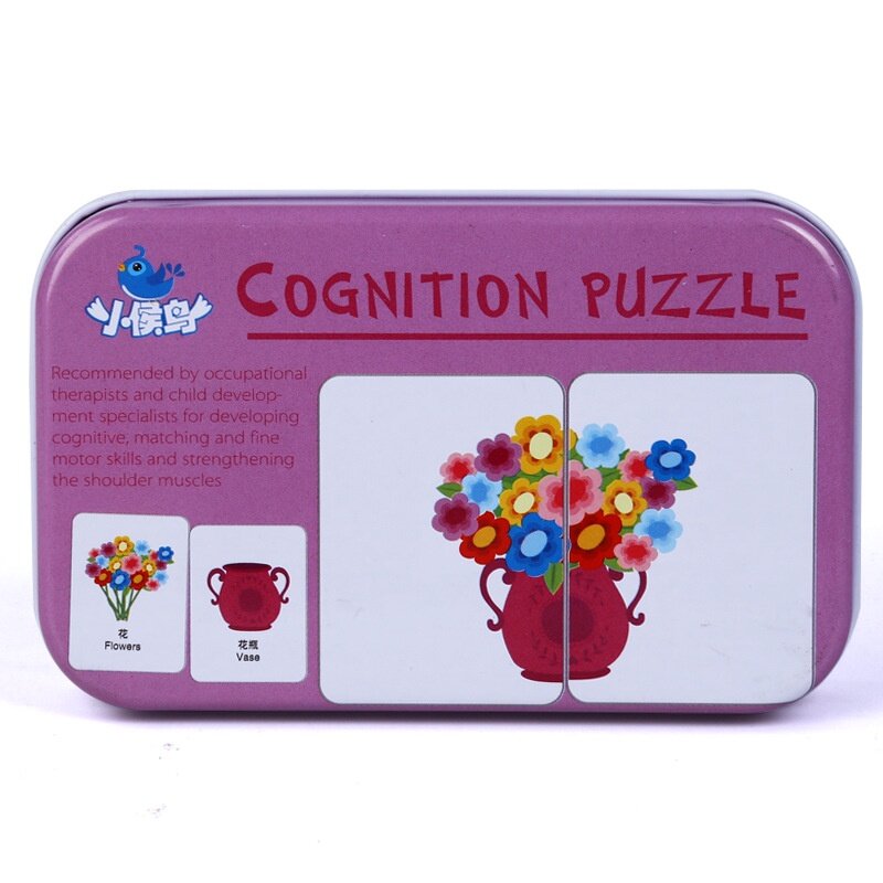 Пазл для детей монтеcсори для обучения английскому брендингс таймлес бэби 32 шт