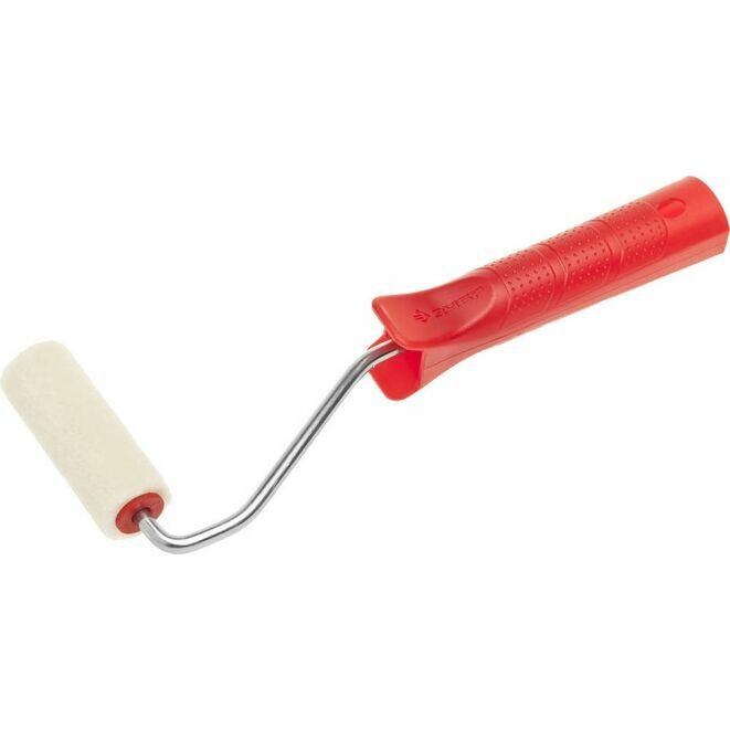 Валик с ручкой велюр Эксперт, ЗУБР 70 мм, шерсть, ворс 4 мм