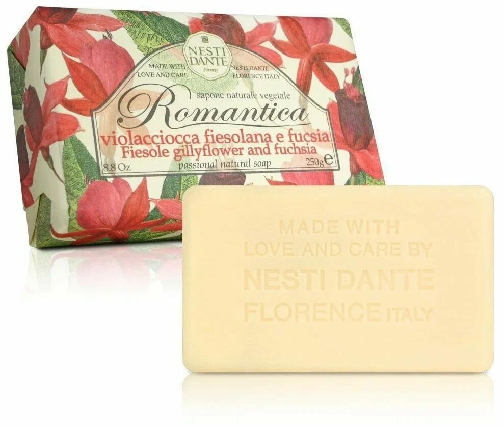 Nesti Dante - Romantica Gillyflower and Fuchsia Мыло 250 гр