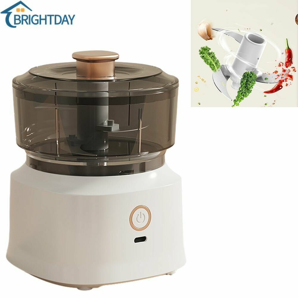 Новый кухонный многофункциональный кухонный комбайн, беспроводная электрическая мясорубка, Машина для измельчения чеснока, подарок, зарядка через USB, 45 Вт
