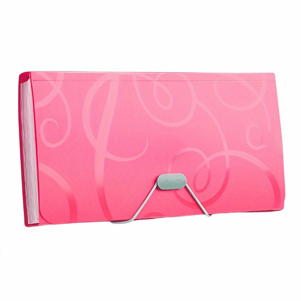 Аккордеон-папка с 13 карманами для документов с водонепроницаемой крышкой и наклейками для офиса, школы и дома