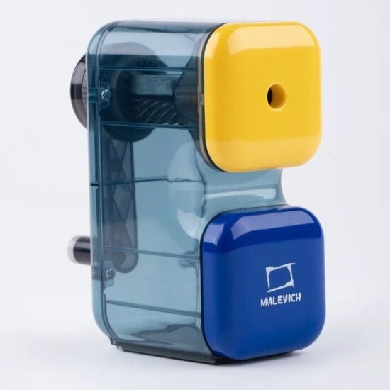 Точилка Малевичъ для художников механическая прозрачная