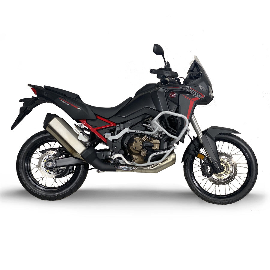 Дуги защитные HONDA CRF1100 Africa Twin, нижние, черный матовый цвет