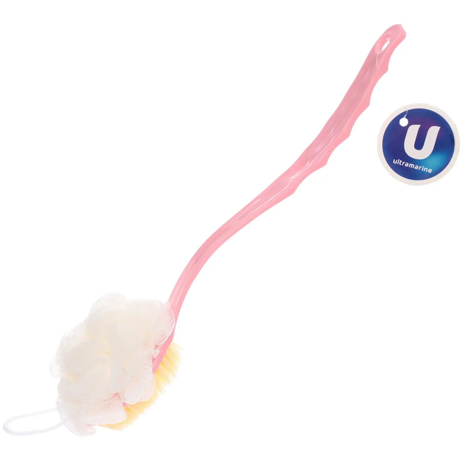 Мочалка массажная «PREMIUM - FARGO», розовая, 35х10см, для гигиенических процедур