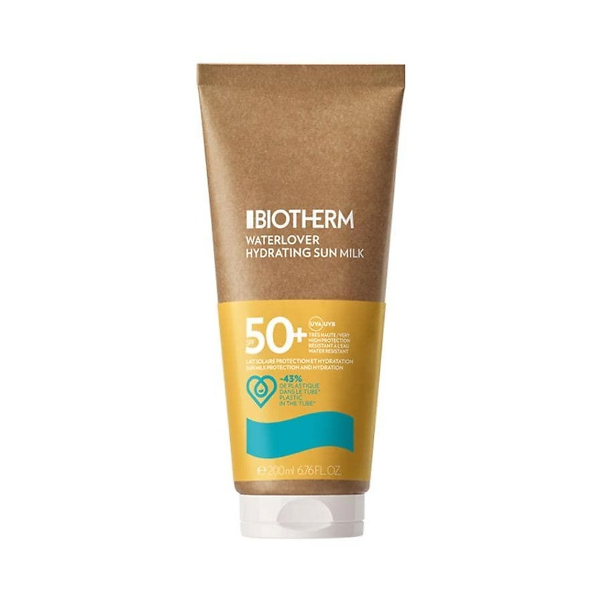 BIOTHERM Увлажняющее солнцезащитное молочко для всех типов кожи Waterlover Hydrating Sun Milk SPF50, 200 мл