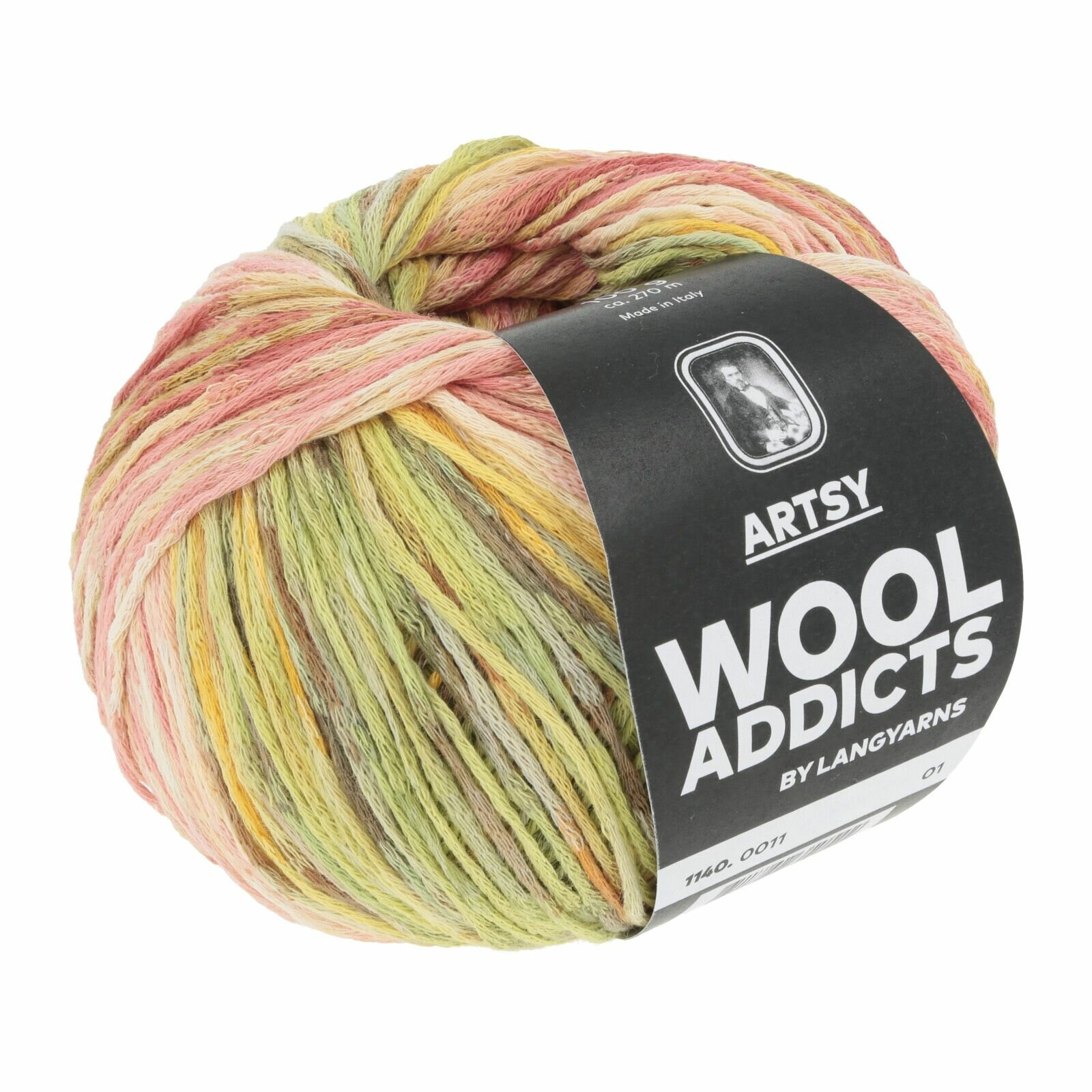 Пряжа для вязания Lang Yarns Artsy (1140.0011) 2 мотка по 100 г/270 м