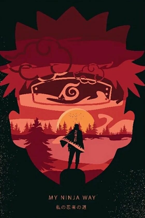 Алмазная картина "Наруто Аниме" алмазная огранка 40х50 см,40x50cm, белый