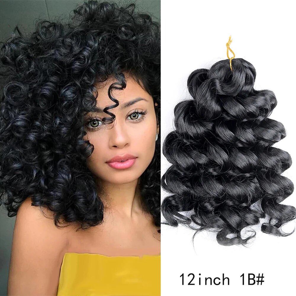 Черные кудри 12 дюймов YDLJ100G 1B