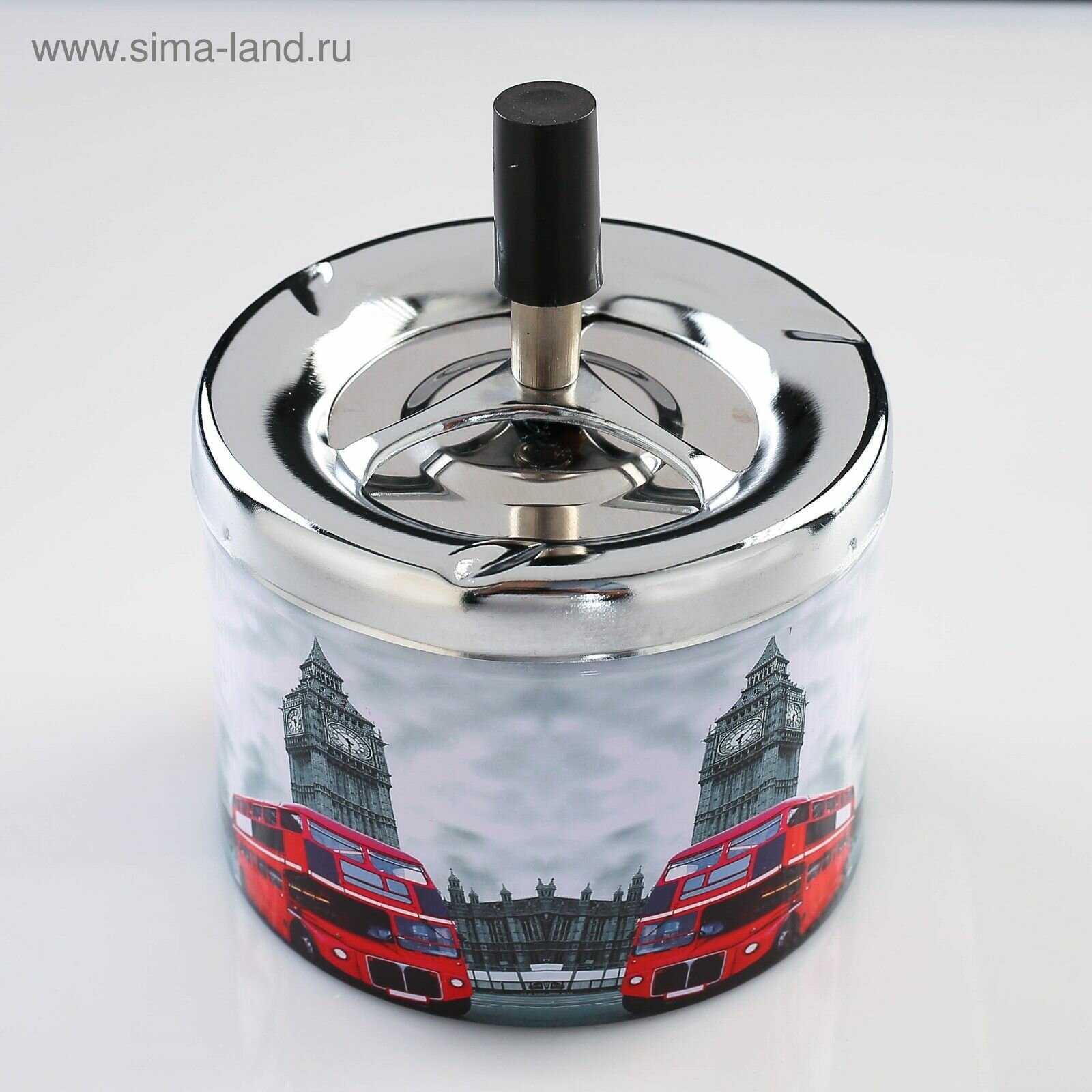 Пепельница бездымная Мирнам , 11 12 11 см