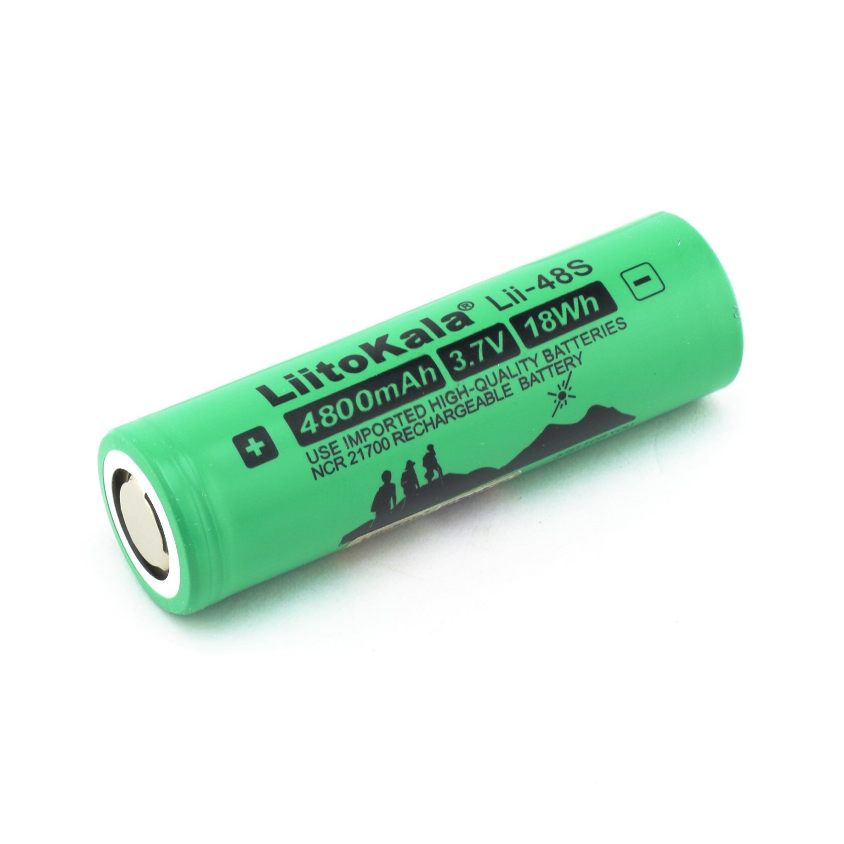Аккумулятор 21700 Liitokala Lii-48S, незащищенный, 4800mAh 3.7V, Li-Ion, 1шт.
