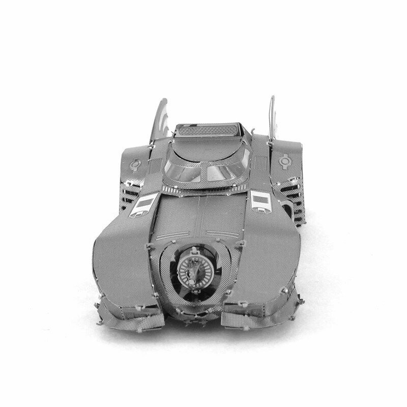 DIY Puzzle 3D Нержавеющая сталь Металлическая колесница Бэтмена 1989 Собранная модель Обучающая игрушка