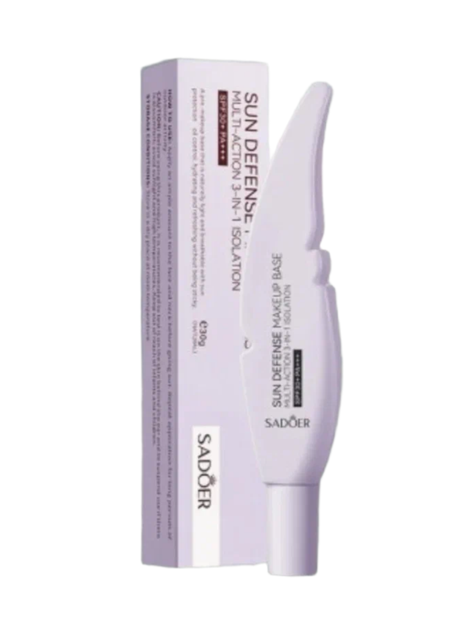 База под макияж Sadoer SPF30+, многофункциональная, фиолетовая, 30 г