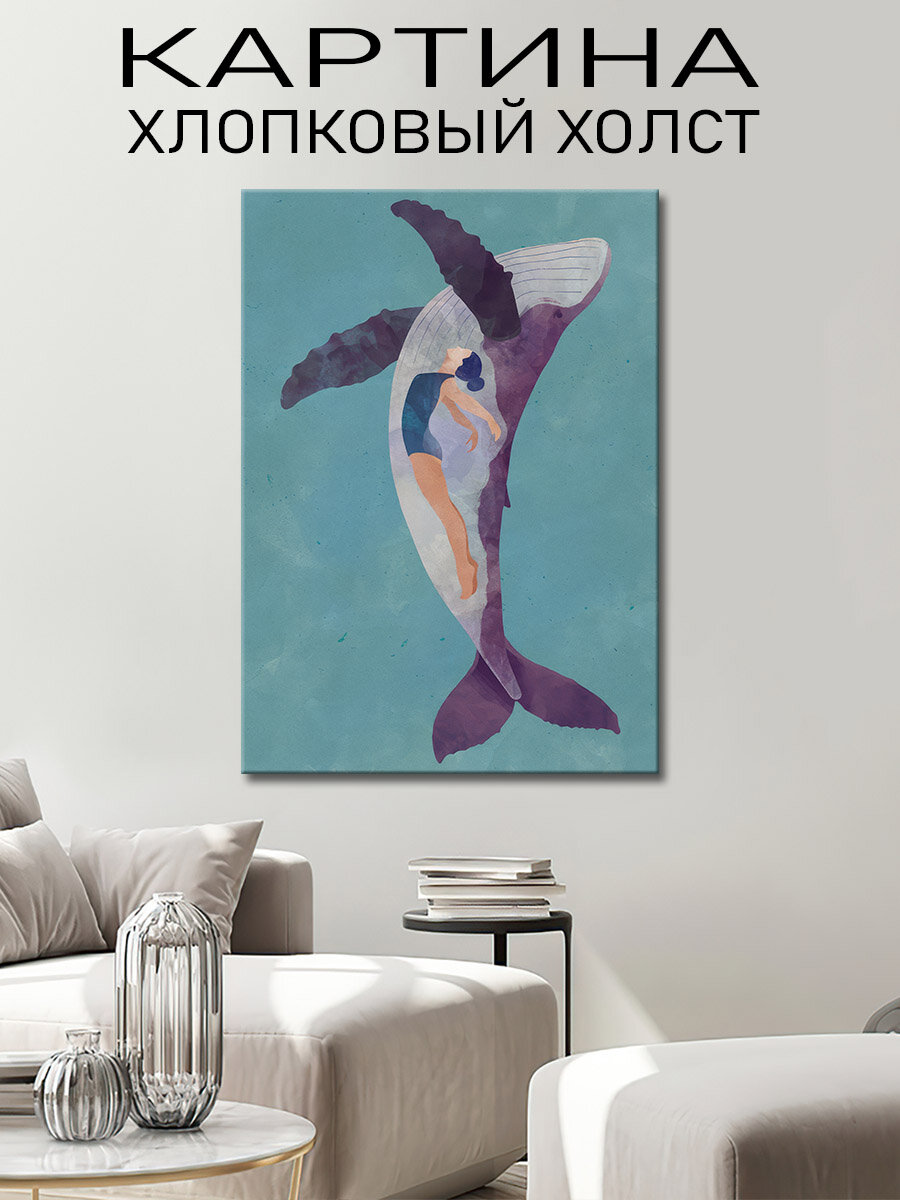 Современная картина на холсте для интерьера/Абстракция, жизнь